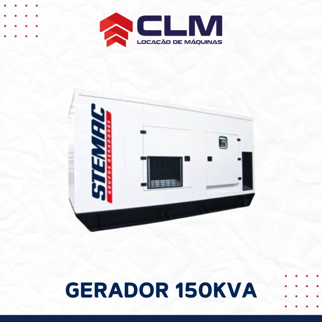 GRUPO GERADOR 150 KVA A DIESEL - CLM